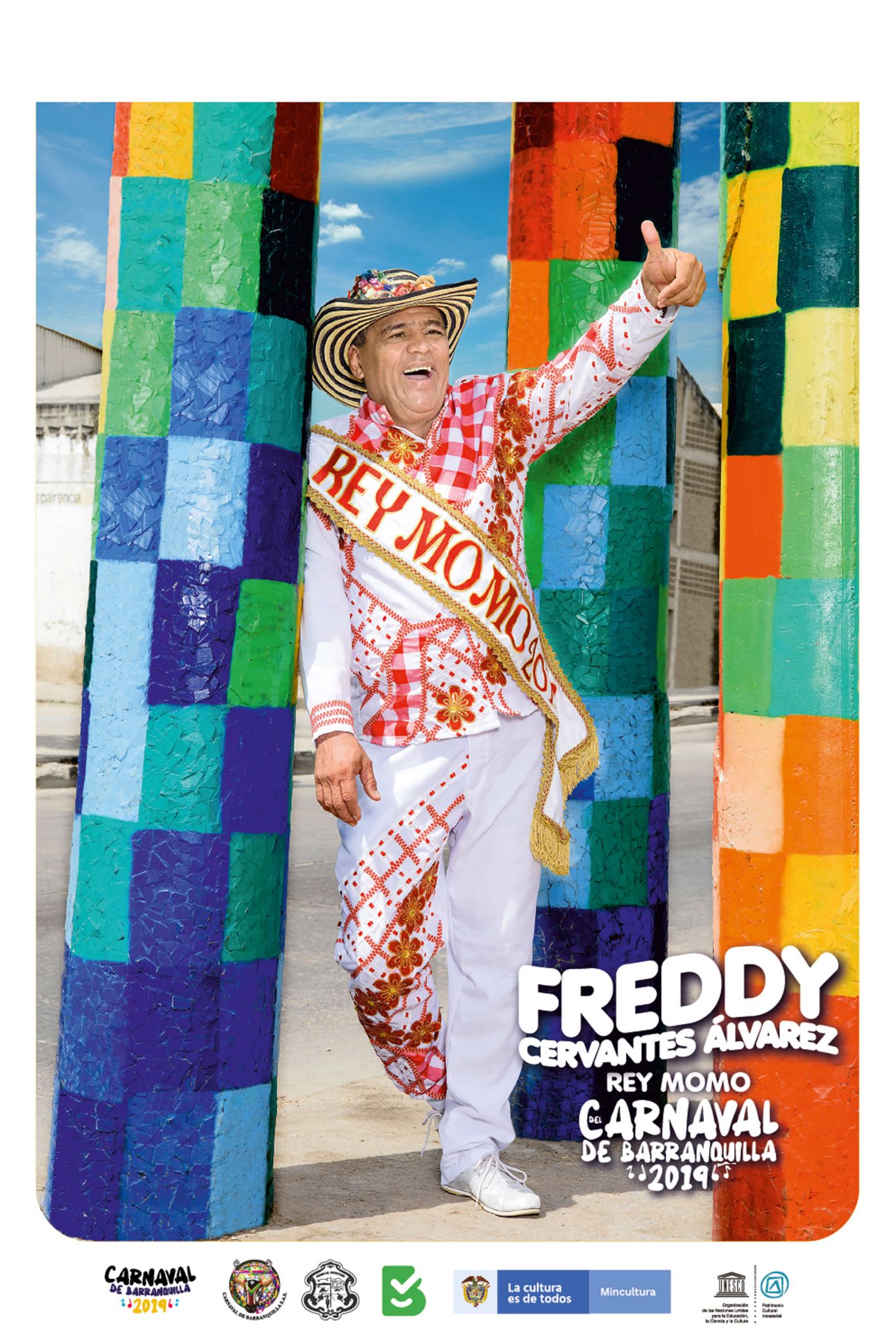 Rey Momo Freddy Cervantes presenta afiche e inaugura su palacio ...