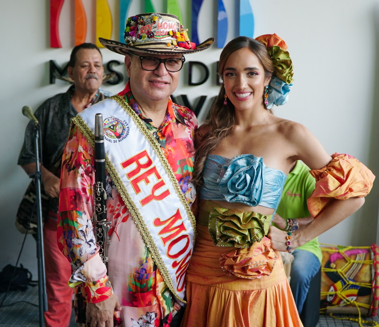 Juventino Ojito Palma, Rey Momo del Carnaval de Barranquilla 2024 ...