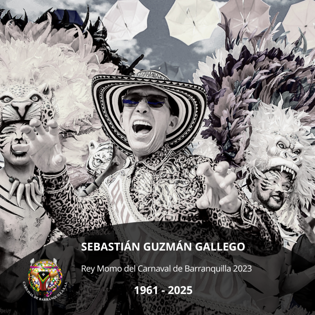 Fallece Sebastián Guzmán Gallego, rey Momo del Carnaval de Barranquilla ...